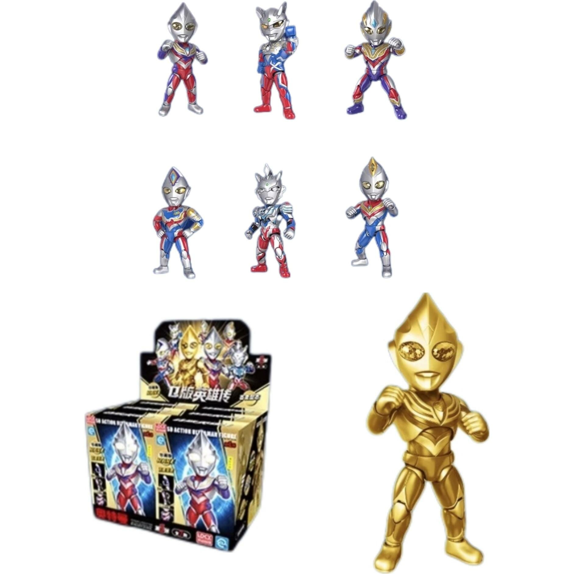 Фигурка унисекс Spiritual Creations Ultraman Tiga, Full Box 6 шт.