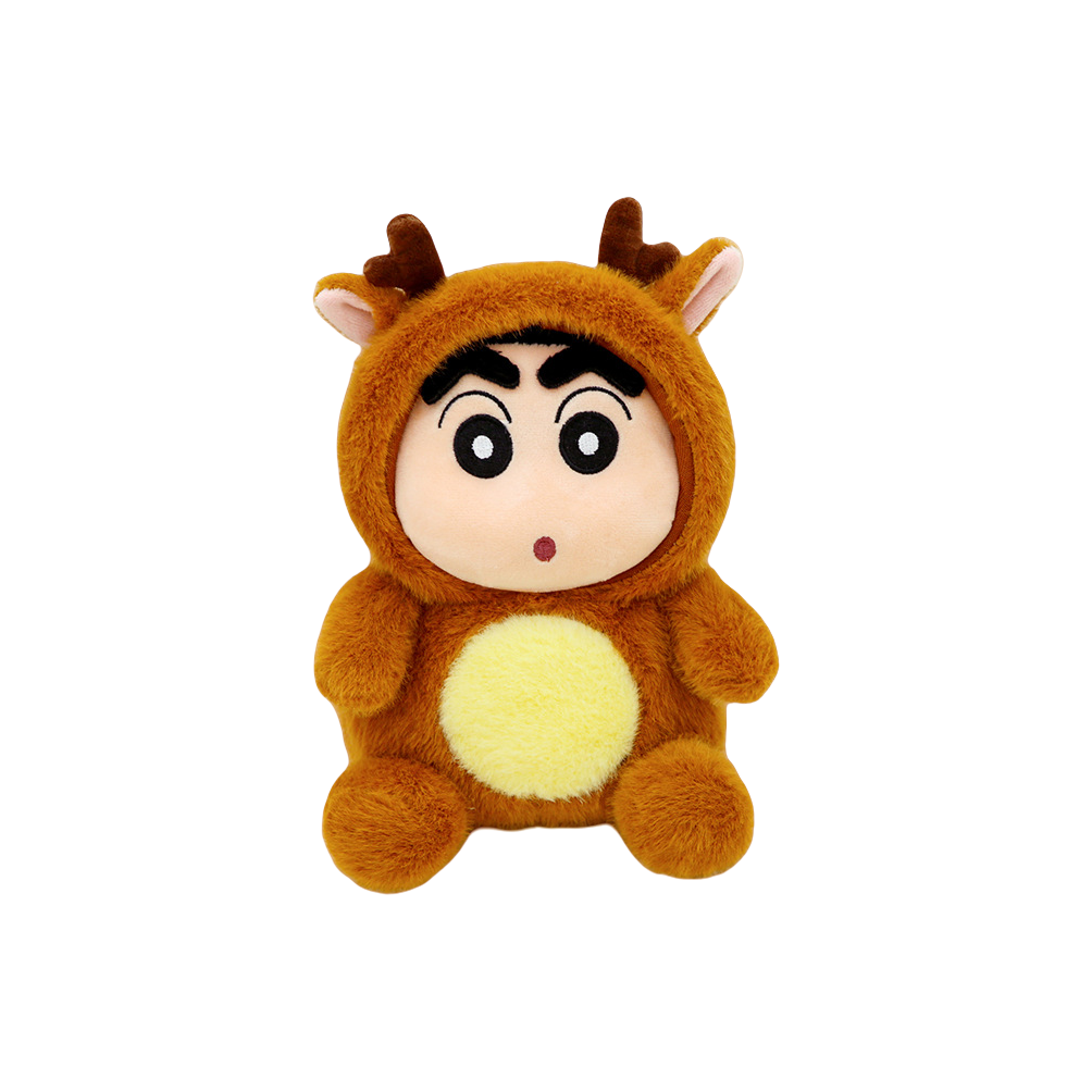 Игрушка-трансформер унисекс MENGSHUQI "Crayon Shin Chan", Sika Deer Crayon Shin-Chan Doll, 30CM EU