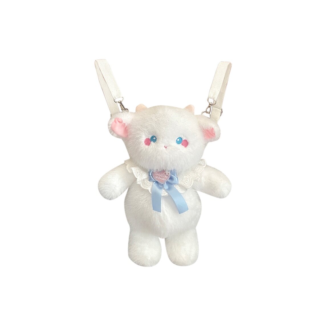 Рюкзак-игрушка унисекс MENGMENGBUNNY Бегущий Медведь, Running Lamb Backpack (Apron Style), 45CM EU