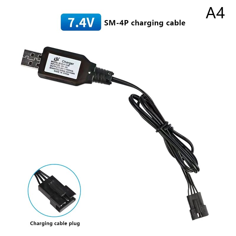 Зарядное устройство USB для Li-ion аккумуляторов 7.4V 2S A4