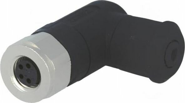 CONEC 42-00028 Разъем: M8, "мама", PIN: 4, угловой 90 град, на провод, вилка, IP67, 1шт