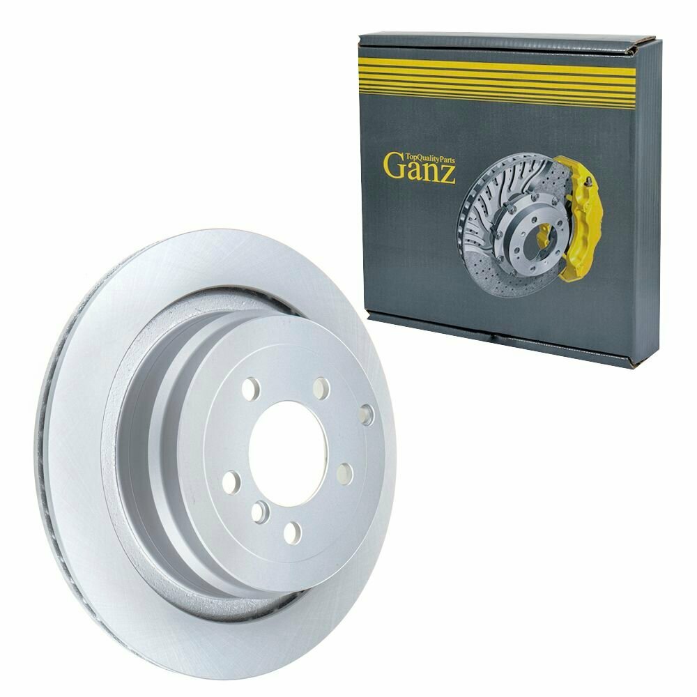 GANZ Диск тормозной задний с покрытием LAND ROVER RRIII 3.6/4.2/5.0L 05-12 /VENT. D 354MM GIJ06206