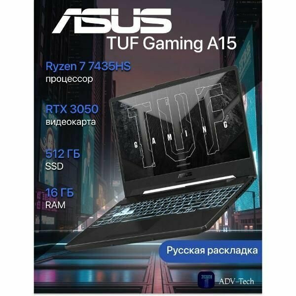 Ноутбук ASUS TUF Gaming A15 FA506NCR-HN044 (90NR0JV7-M002W0-WIN)