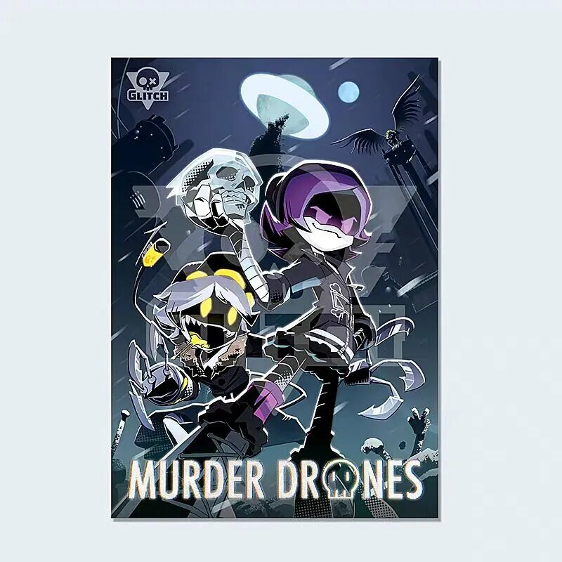 Murder Drones, небольшие скульптуры, игровые коллекционные фигурки IP.(GLITCH)