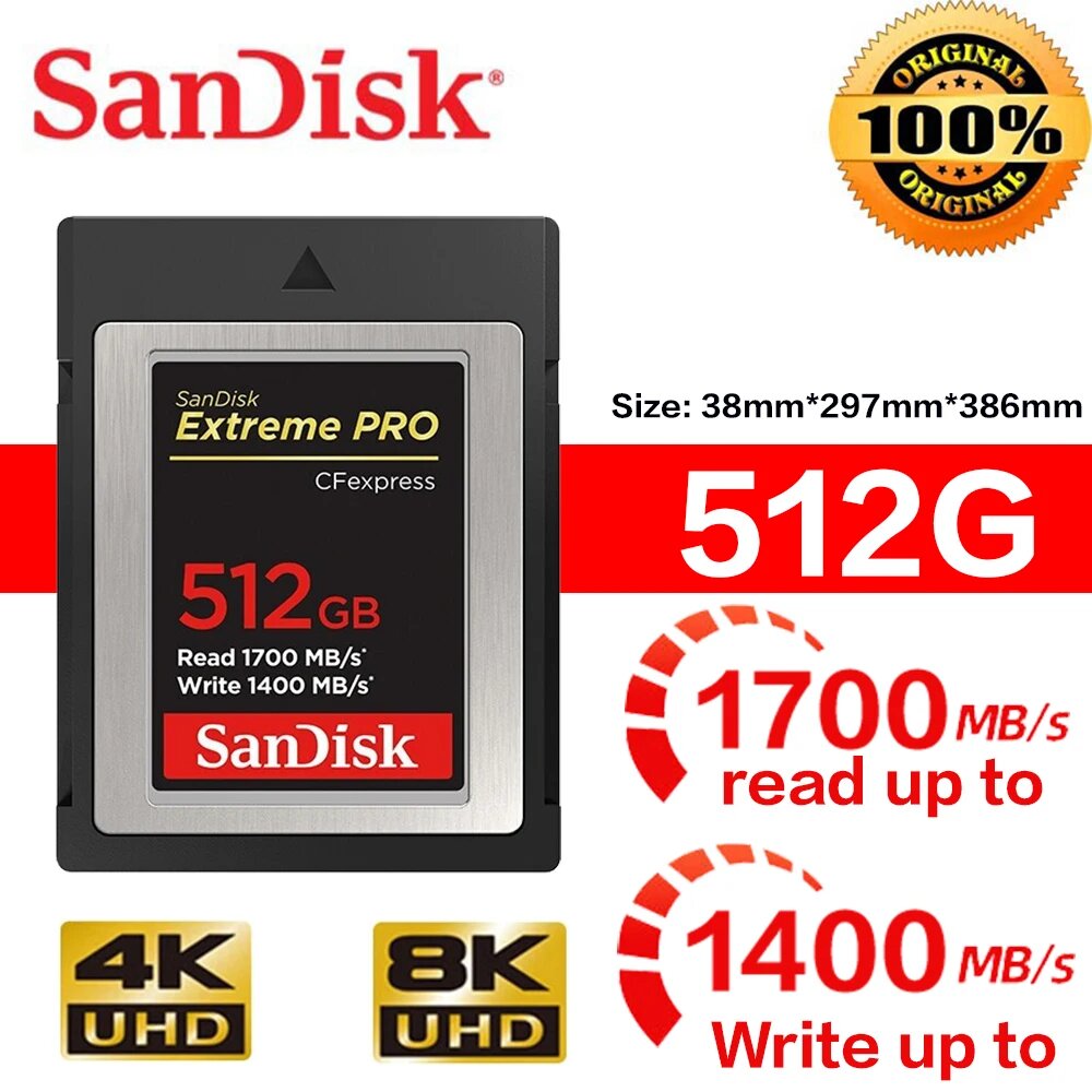 SanDisk Extreme PRO CFexpress 512GB