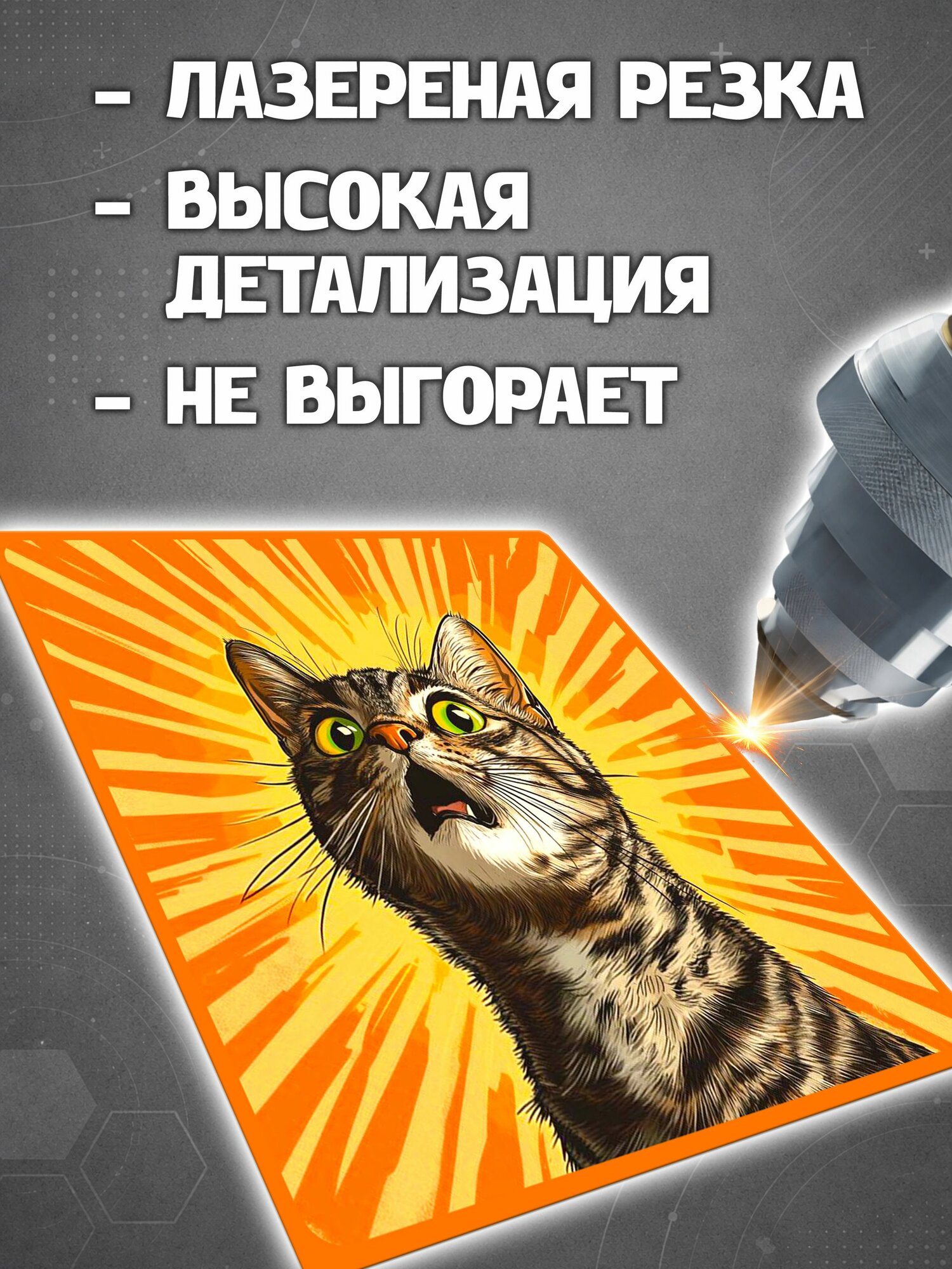 Шеврон Кот в шоке — фото 1