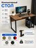 Стол компьютерный игровой письменный стол FREZKA LOFT120, металлическое подстоль...
