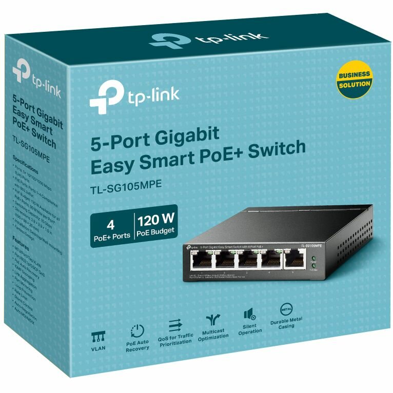 Коммутатор TP-Link TL-SG105MPE — фото 1