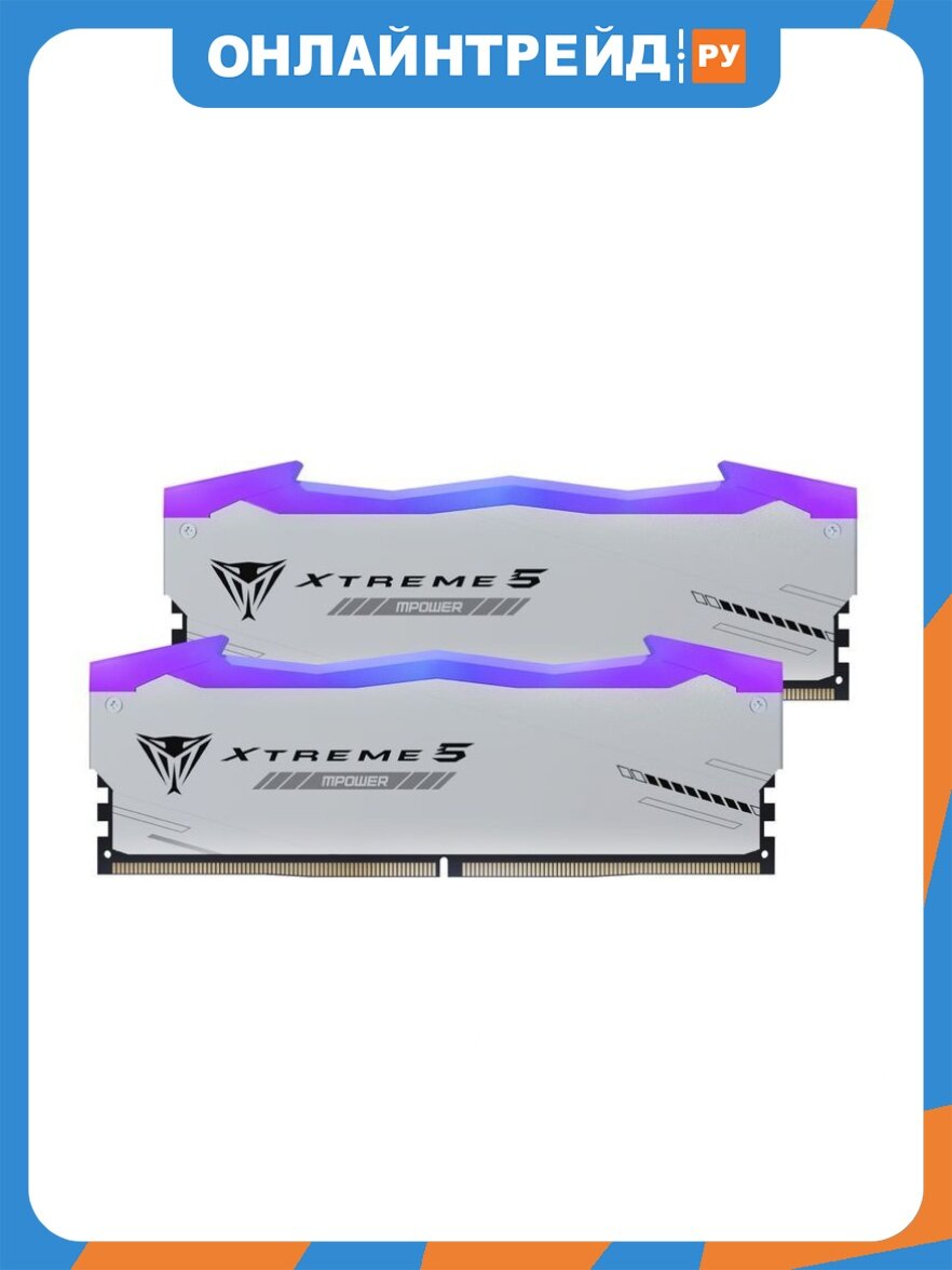 Оперативная память Patriot Memory PATRIOT XTREME 5 RGB MPOWER 32Gb (2x16Gb) DDR5-6000 DIMM (PVXR532G60C30KM)