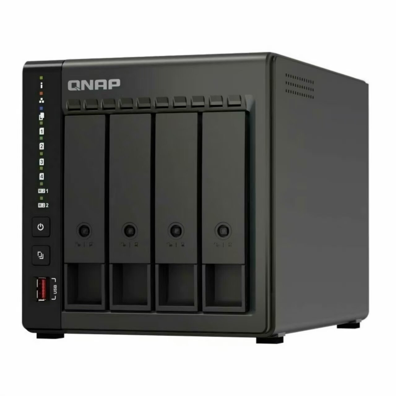 Сетевое хранилище QNAP TS-464C2-8G, 4 слота, 3,5-дюймовые и 2,5-дюймовые накопители