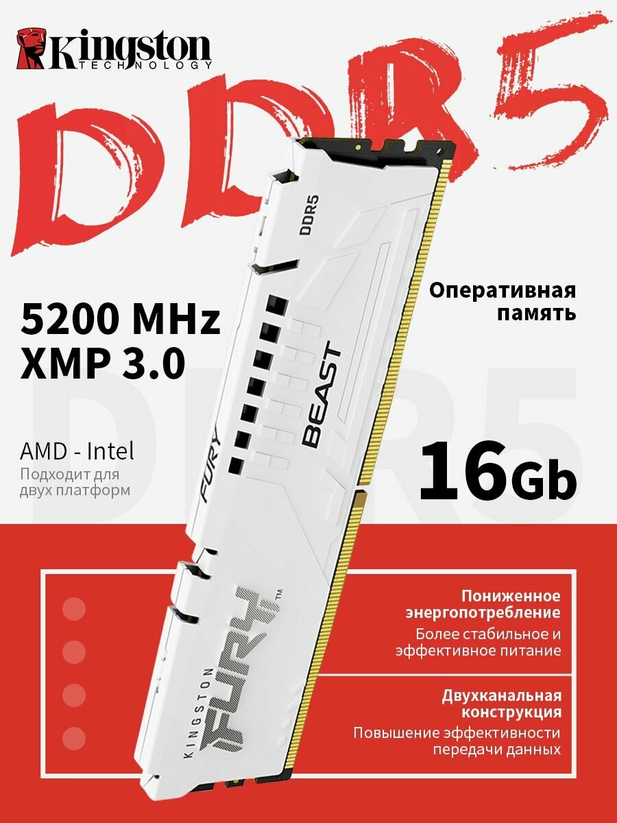 Оперативная память DDR5 16 ГБ