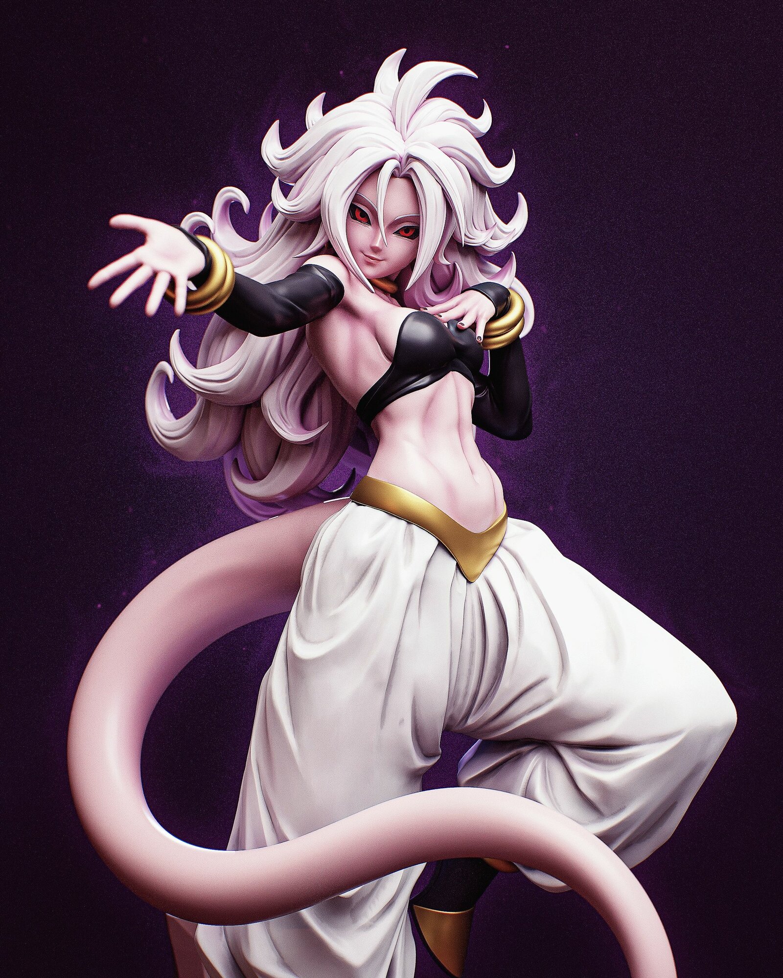 Сборная модель Android 21 (Dragon Ball), 300мм (без базы), 1/6 для покраски