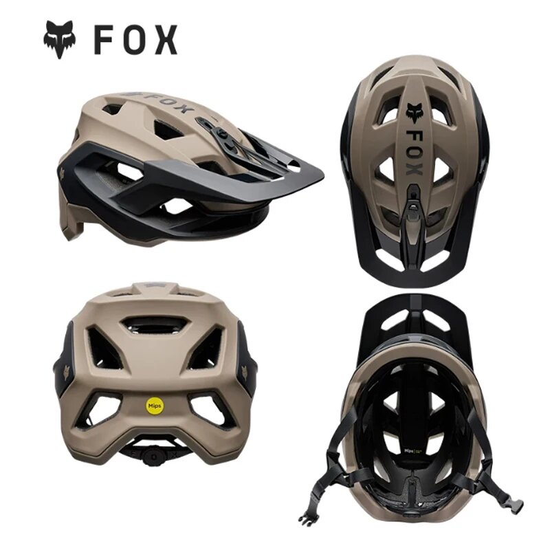 Шлем FOX Racing Speedframe Trail MTB с BOA ® Подходит для защиты мозга MIPS Темно-синий, M, Brown