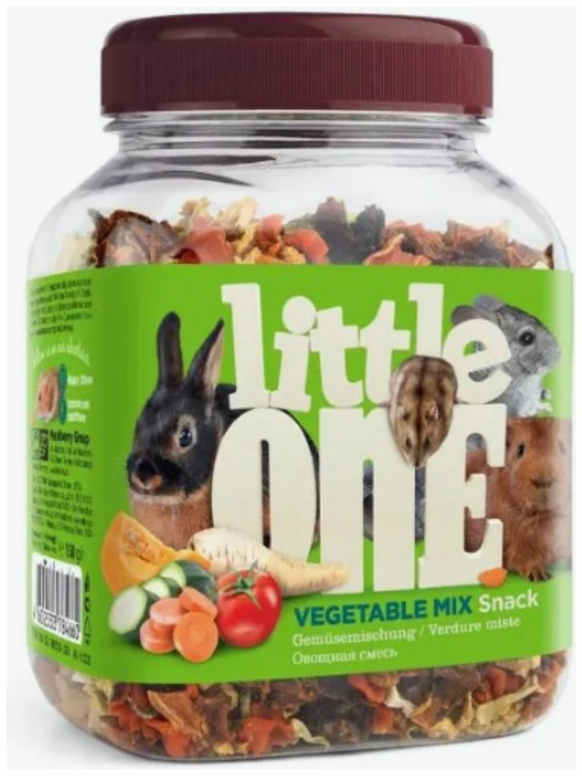 Little One Лакомство для грызунов Овощная смесь, 140 г