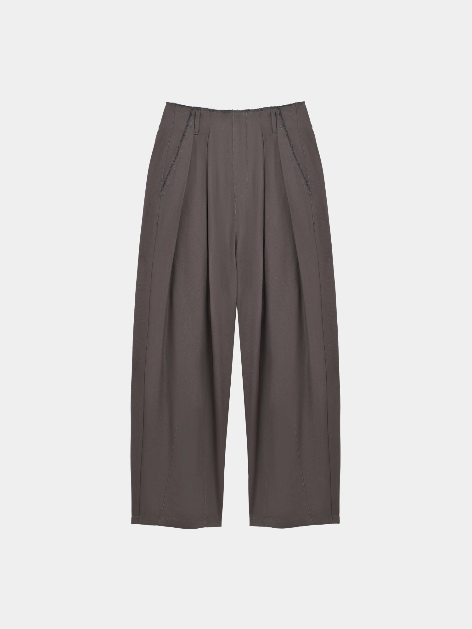 Брюки классические Twill Raw Edge Pleated Pants