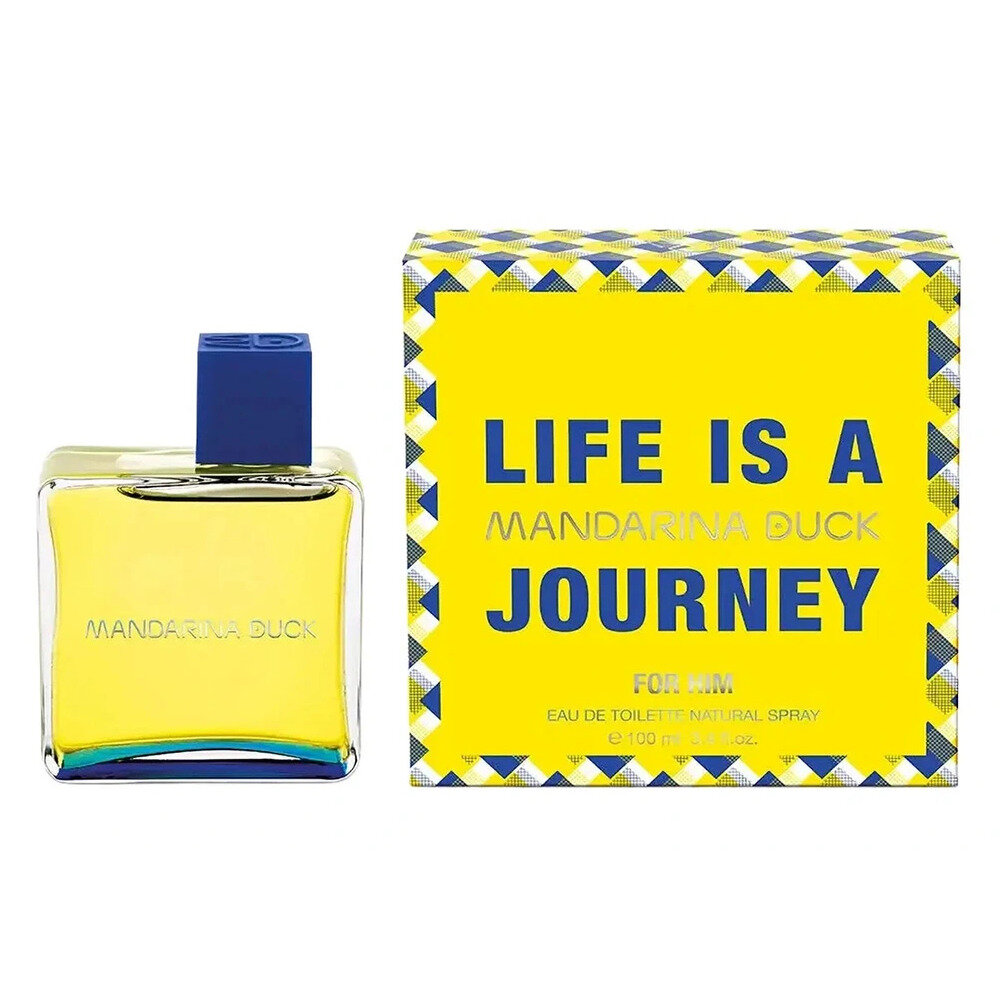 Туалетная вода для мужчин Mandarina Duck Life Is A Journey For Him 100 мл / Мандарина Дак Лайф Из А Джорни Фор Хим