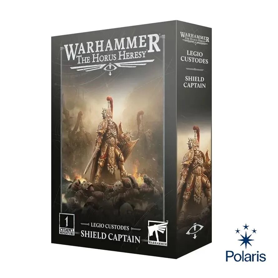 Warhammer The Horus Heresy Legio Custodes Shield Captain, Сборная миниатюра