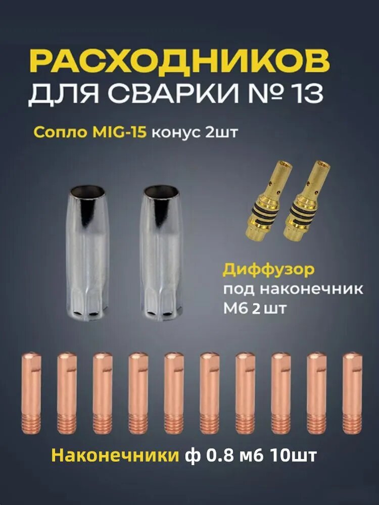 Комплект расходников для сварочного полуавтомата15AK