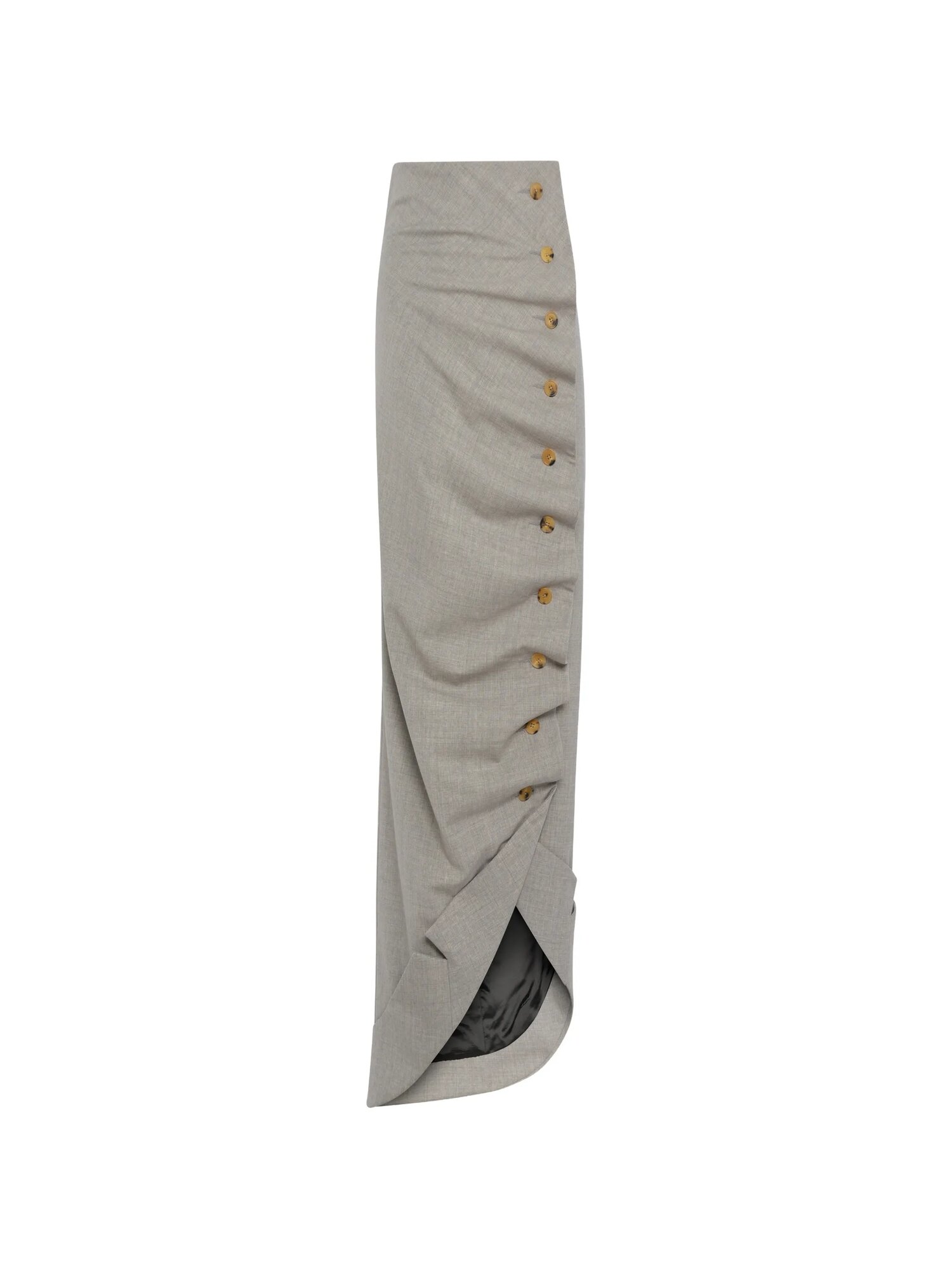 Юбка Asymmetric button-down maxi skirt