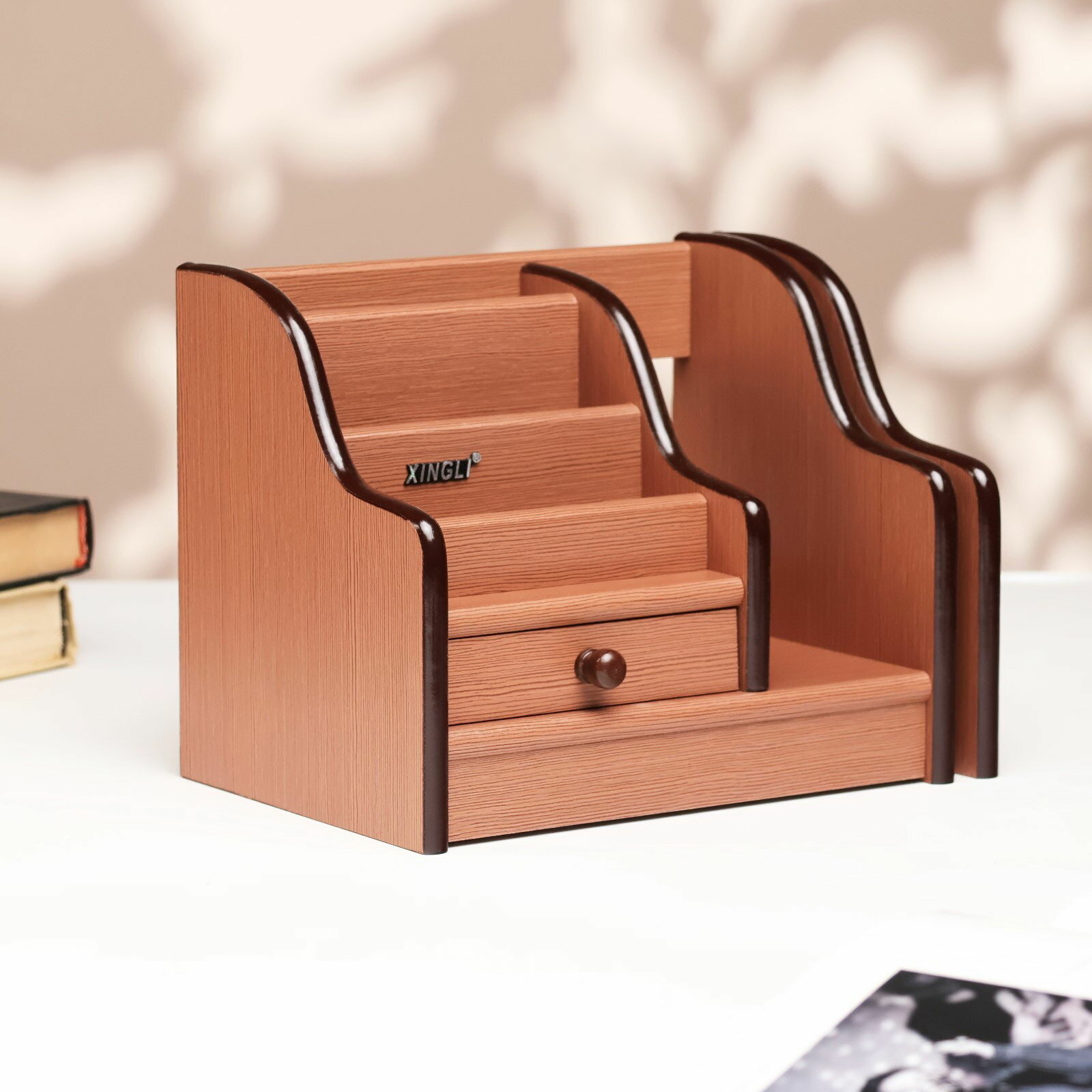 Органайзер 5 секций, с выдвижным ящиком, выдвижная секция 22x17x15 см