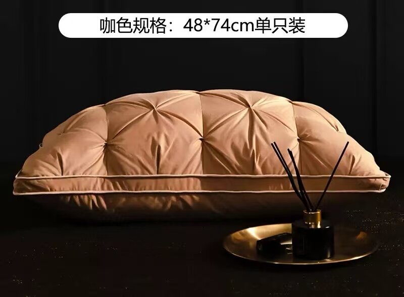 Pineapple Подушка pineapple bun 45x70 см, Мягкая жесткость, Полиэфирное волокно(Премиальные материалы, INS、хиты продаж)