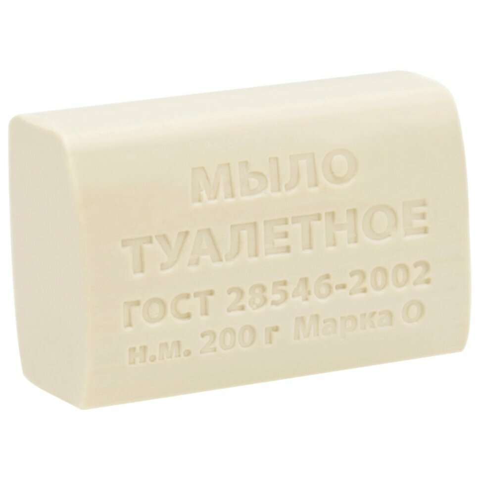Мыло туалетное 200 г, КМЗ, эконом, без упаковки, ш/к транспортной упаковки 91891, 607648
