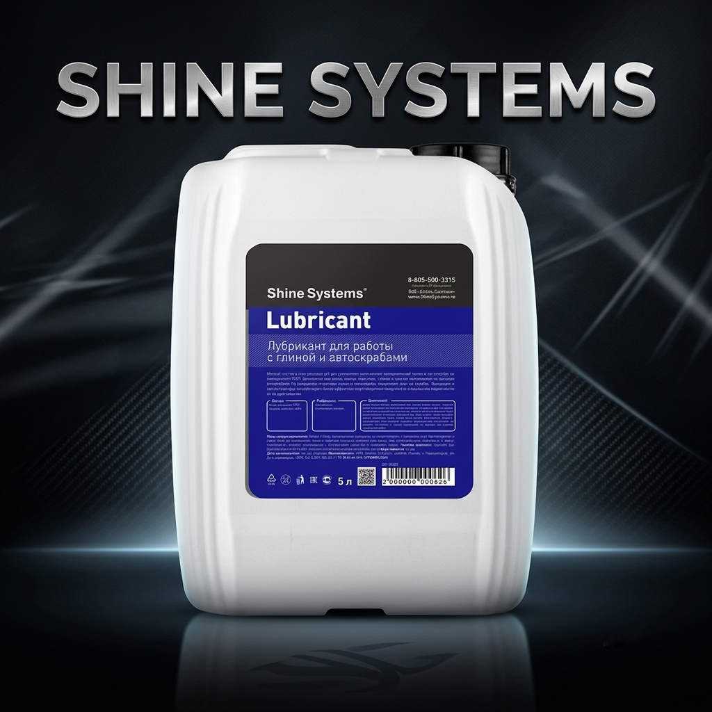 Лубрикант для работы с глиной и автоскрабами Shine Systems Lubricant, 5 л SS874