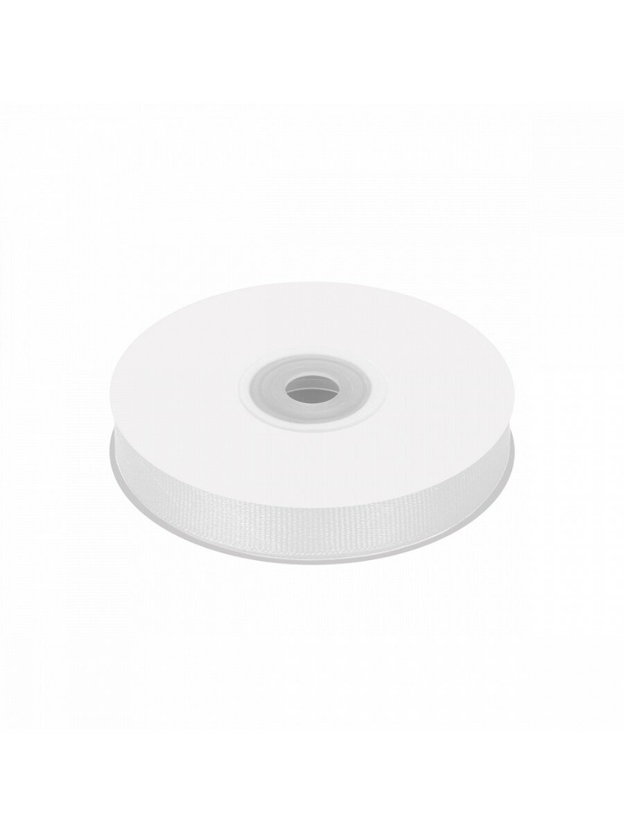 Лента репсовая 12 мм, цвет 029 белый Magic4Hobby 22,8 м, 1 м