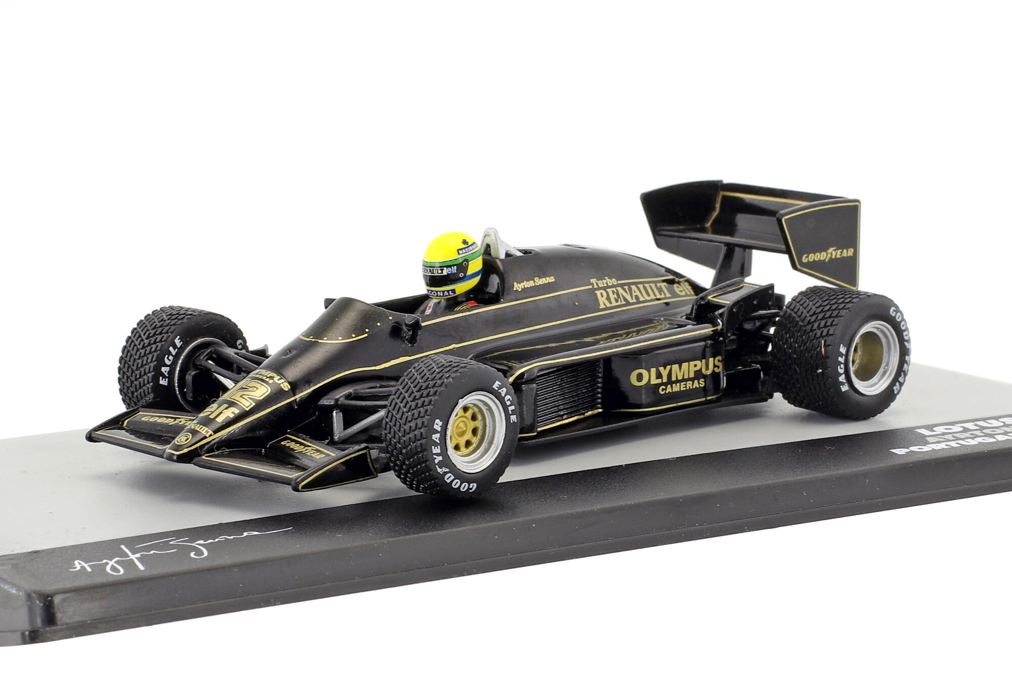 Lotus 97T #12 winner portugal gp formula 1 1985 ayrton senna / лотус 97T победитель португал гран-при ФОРМУЛА-1 айртон сенна