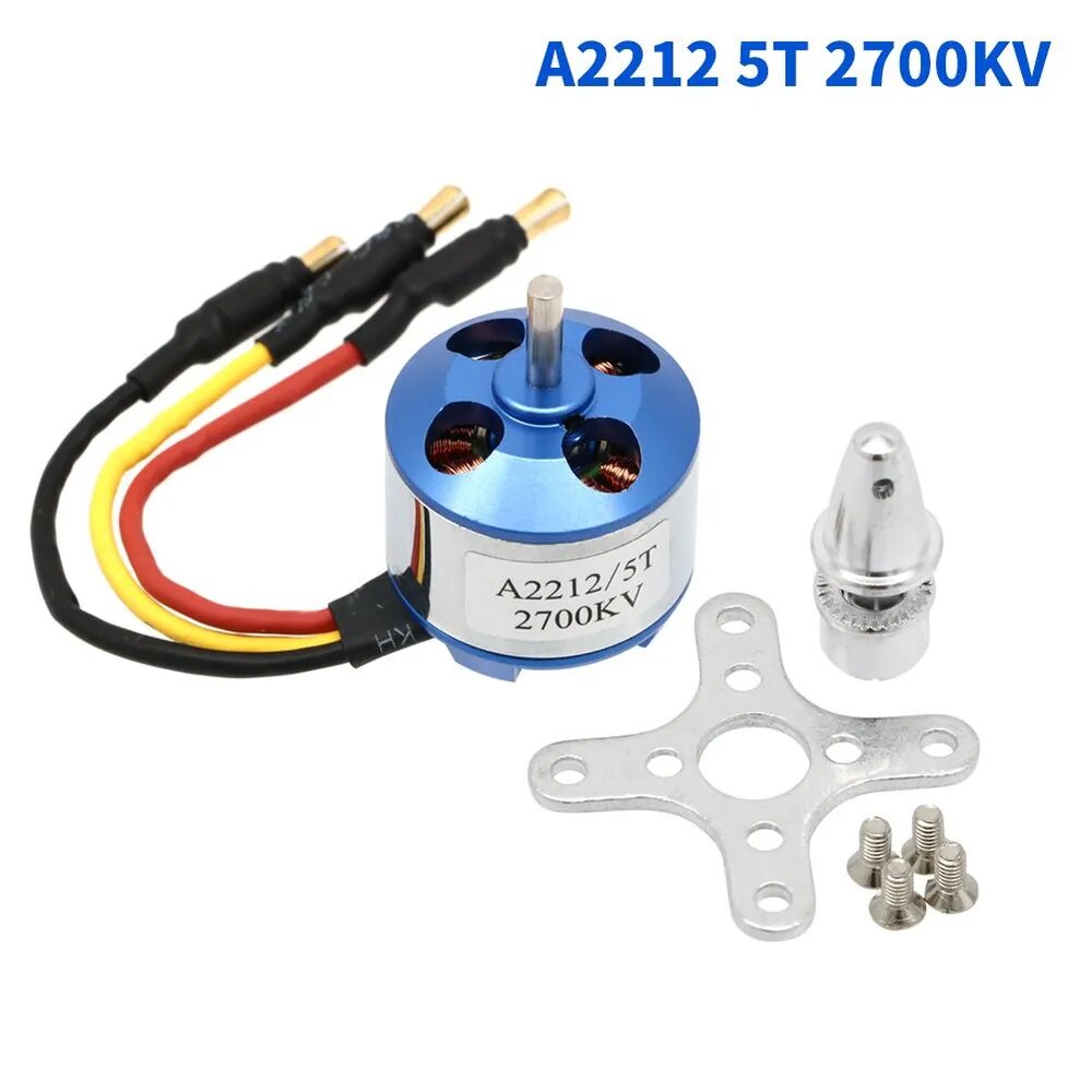 Бесщеточный двигатель A2212 2700KV 2-4S