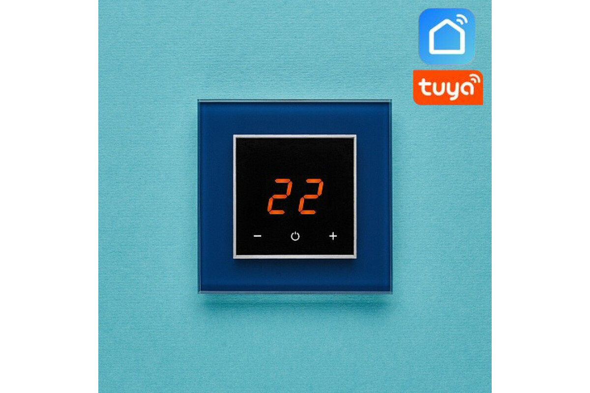 Терморегулятор Aura ORTO WiFi 5001 Blue Petrol (голубое топливо) умный дом Tuya