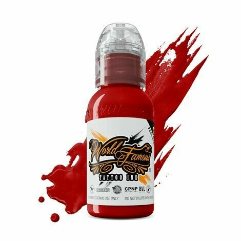 Краска для тату красная World Famous Ink - Red Hot - 15 мл