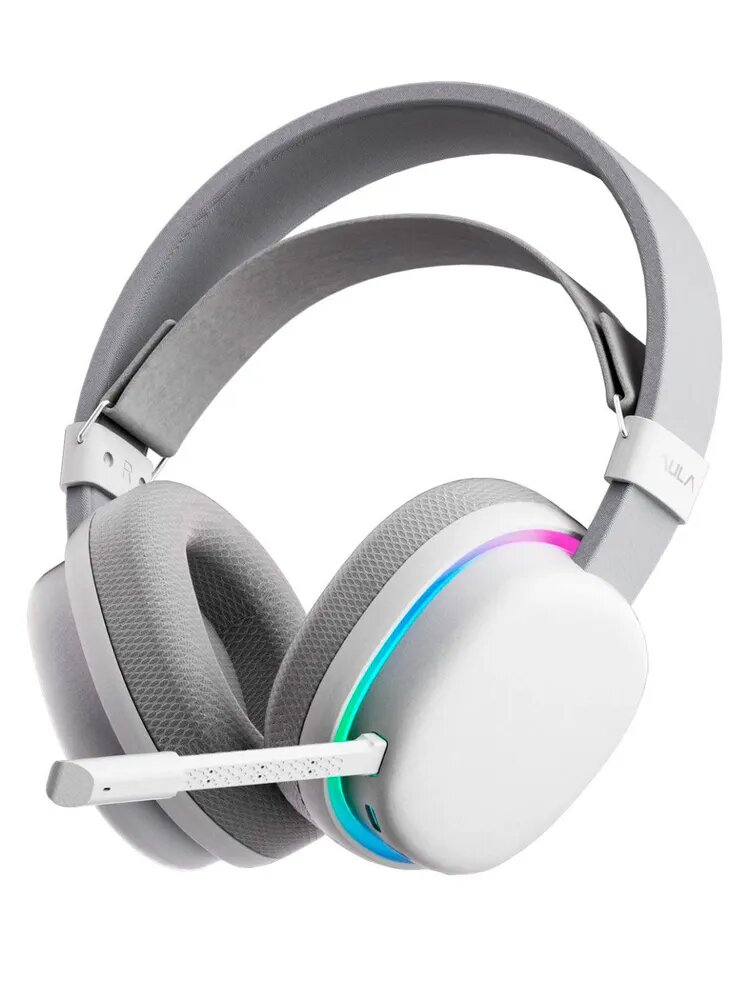 AULA G7 White USB Type-C Беспроводные полноразмерные наушники, белые