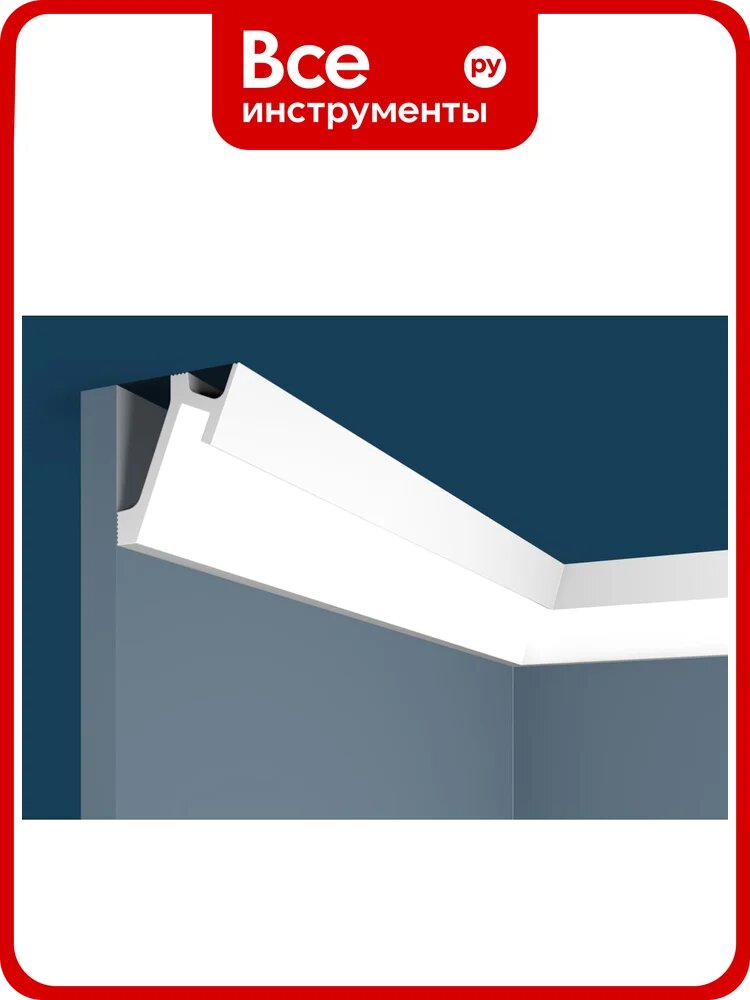 Карниз, плинтус потолочный Cosca Decor 72х65х2000мм Экополимер KX052 00-00072610