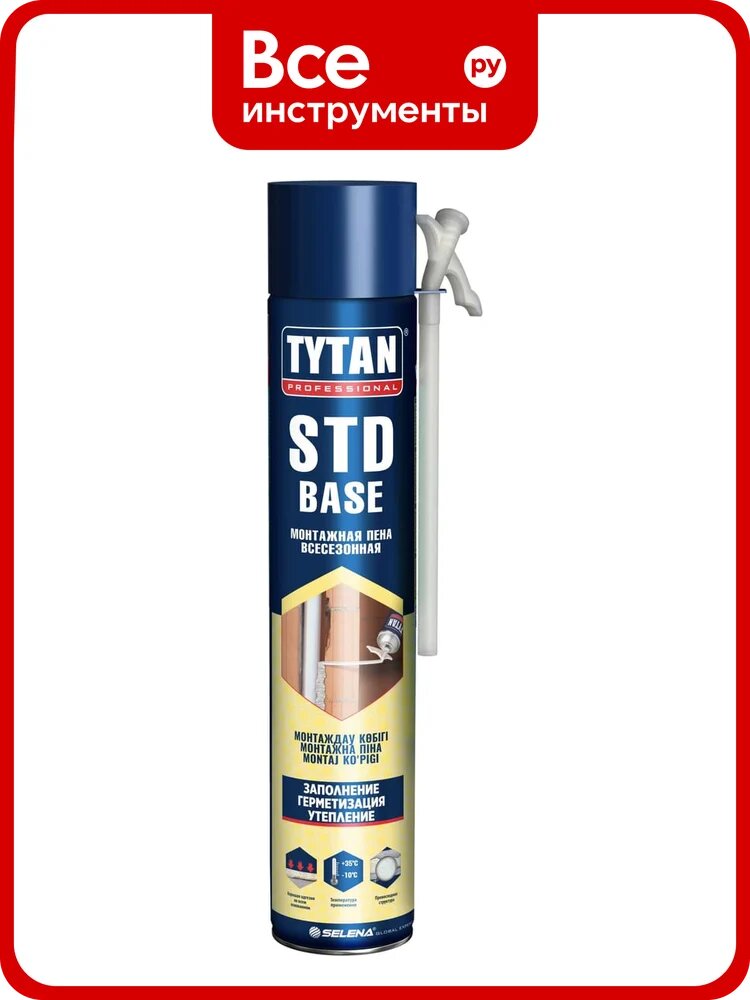 Пена монтажная TYTAN PROFESSIONAL std base 750 мл, всесезонная 267884