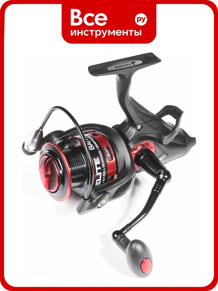 Безынерционная катушка SALMO Elite BAITFEEDER с алюминиевой шпулей, передним фрикционом и двойным расположением рукояти