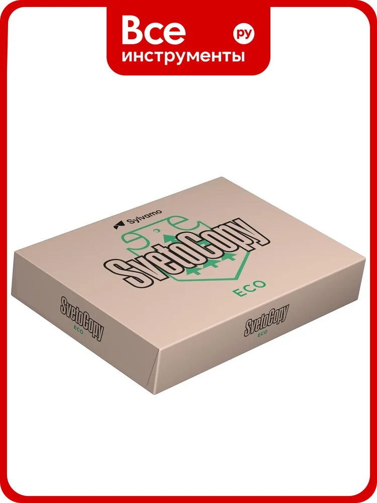 Бумага SvetoCopy (А4, марка С, 80 г/кв. м, 500 л) Эко SVETE080X516