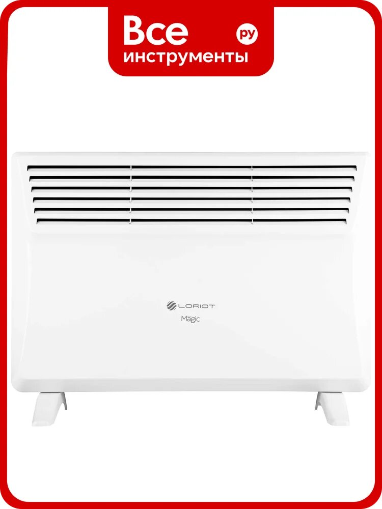 Конвектор Loriot Magic LHCY-1500M, мощность 1,5 кВт, IP24, цвет белый