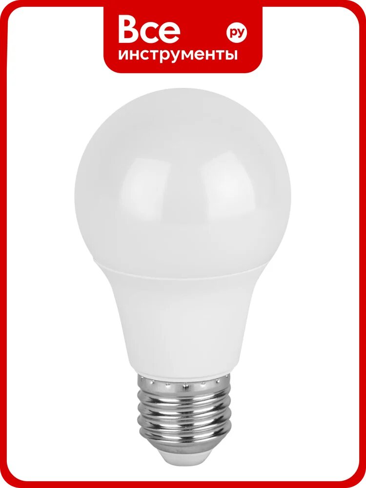 Светодиодная лампа ЭРА LED A60-12W-840-E27 R диод, груша, 12Вт, нейтральный свет, E27 Б0049636, белый