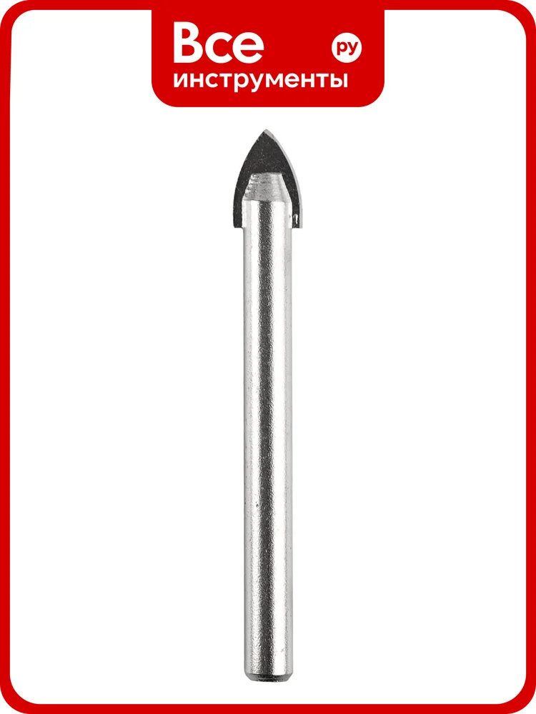 Сверло VIRA 554010, для стекла, керамики, кафеля, мрамора, YG6X, 10мм