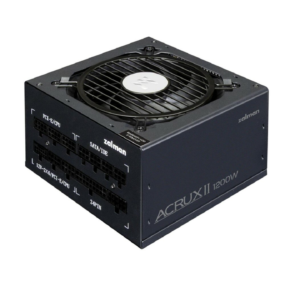 Zalman Блок питания ZM1200-ARX2 <1200W, PCIe 5.1, ATX v3.1, FCM, 80+ Platinum, Retail>