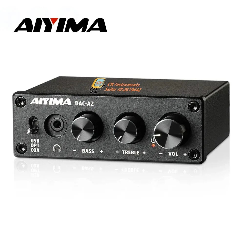 AIYIMA DAC-A2 HiFi аудио декодер USB ЦАП усилитель для наушников, стерео, для игр, коаксиальный/оптический выход, для усилителей и активных колонок