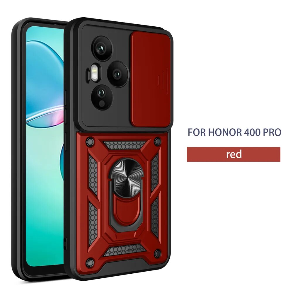 Чехол для Honor 400 Pro / Хонор 400 Про Твердый ПК Защита камеры усиленная броня сверхмощный противоударный чехол-бампер