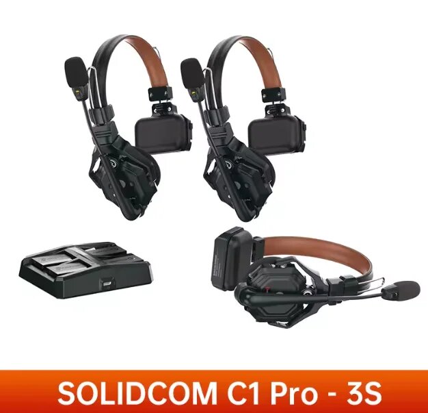 Hollyland Solidcom C1 Pro Интерком-система Коричневый, Solidcom C1 Pro-3S