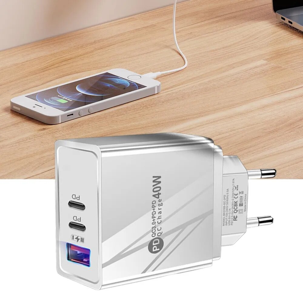 PD Быстрая Зарядка 3.0 USB Зарядное Устройство Адаптер Аксессуары для мобильных телефонов
