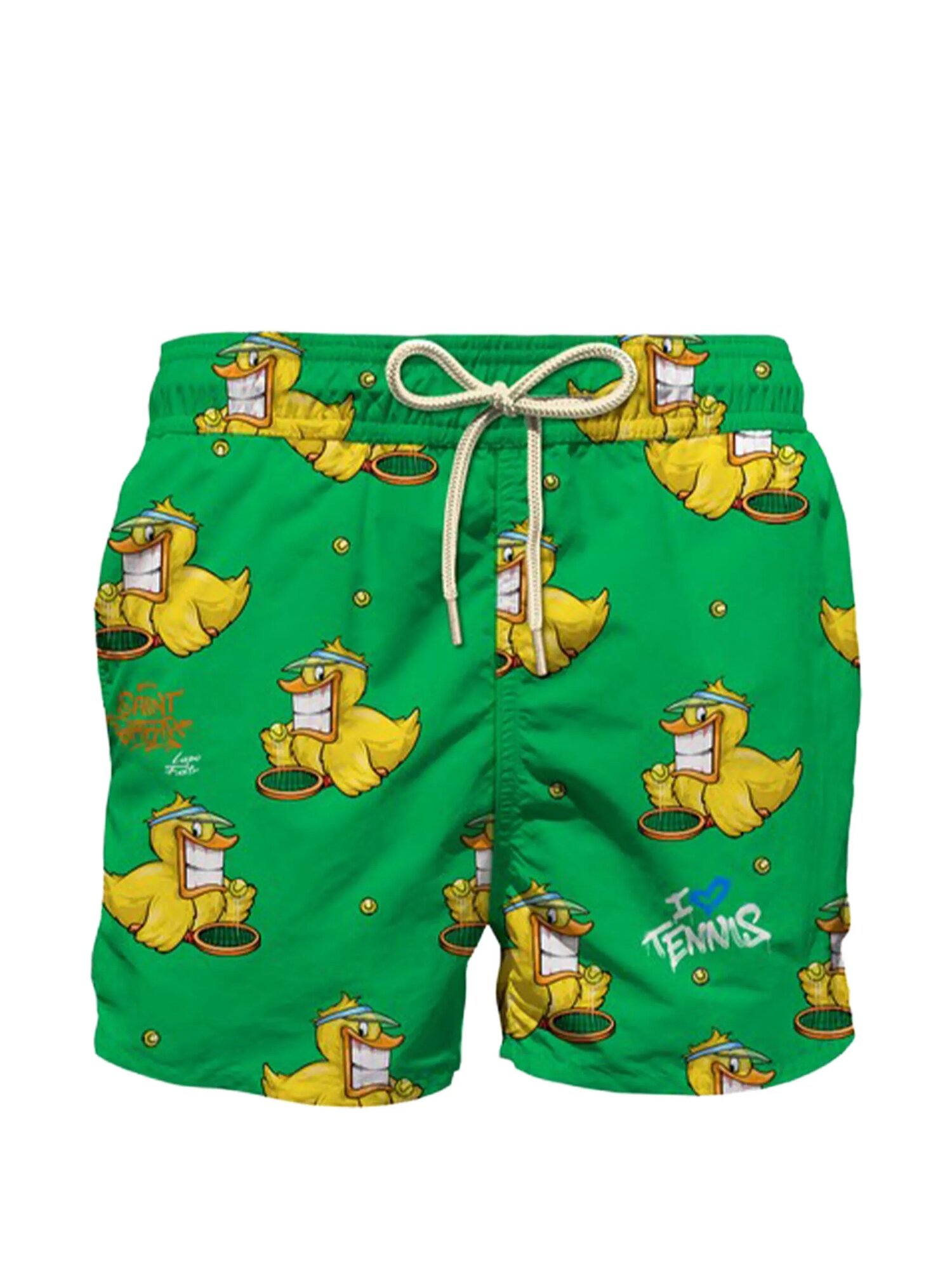 Шорты для плавания X Cryptopuppets duck-print drawstring swim shorts