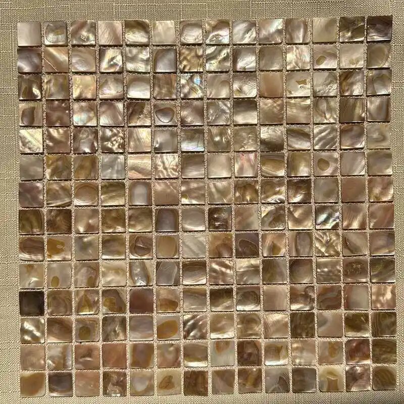 Мозаика из жемчуга для стен Shell Mosaic Tile 917 Oil Yellow
