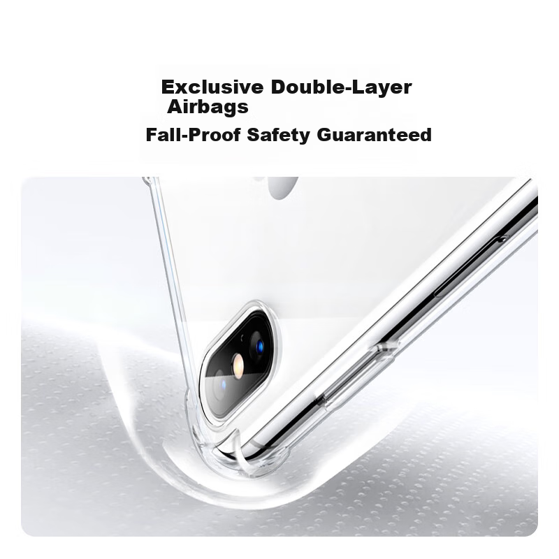 UGREEN Прозрачный мягкий чехол для iPhone XR с воздушной подушкой, кристально чистый защитный чехол, устойчивый к