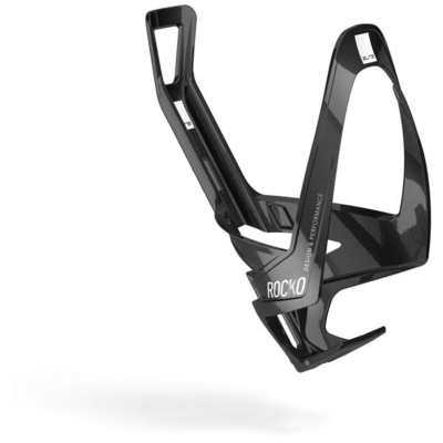Флягодержатель Elite Rocko Carbon черный белый
