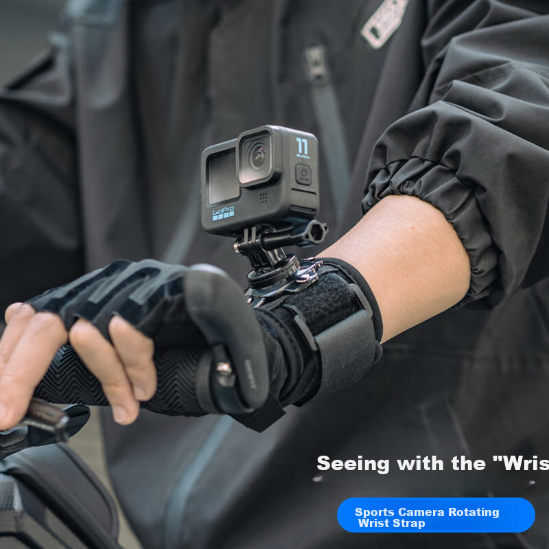 SUREWO вращающийся запястный ремешок для DJI Action 5 Pro/6 GoPro Insta360 Ace Pro 2 спортивных камер универсальный